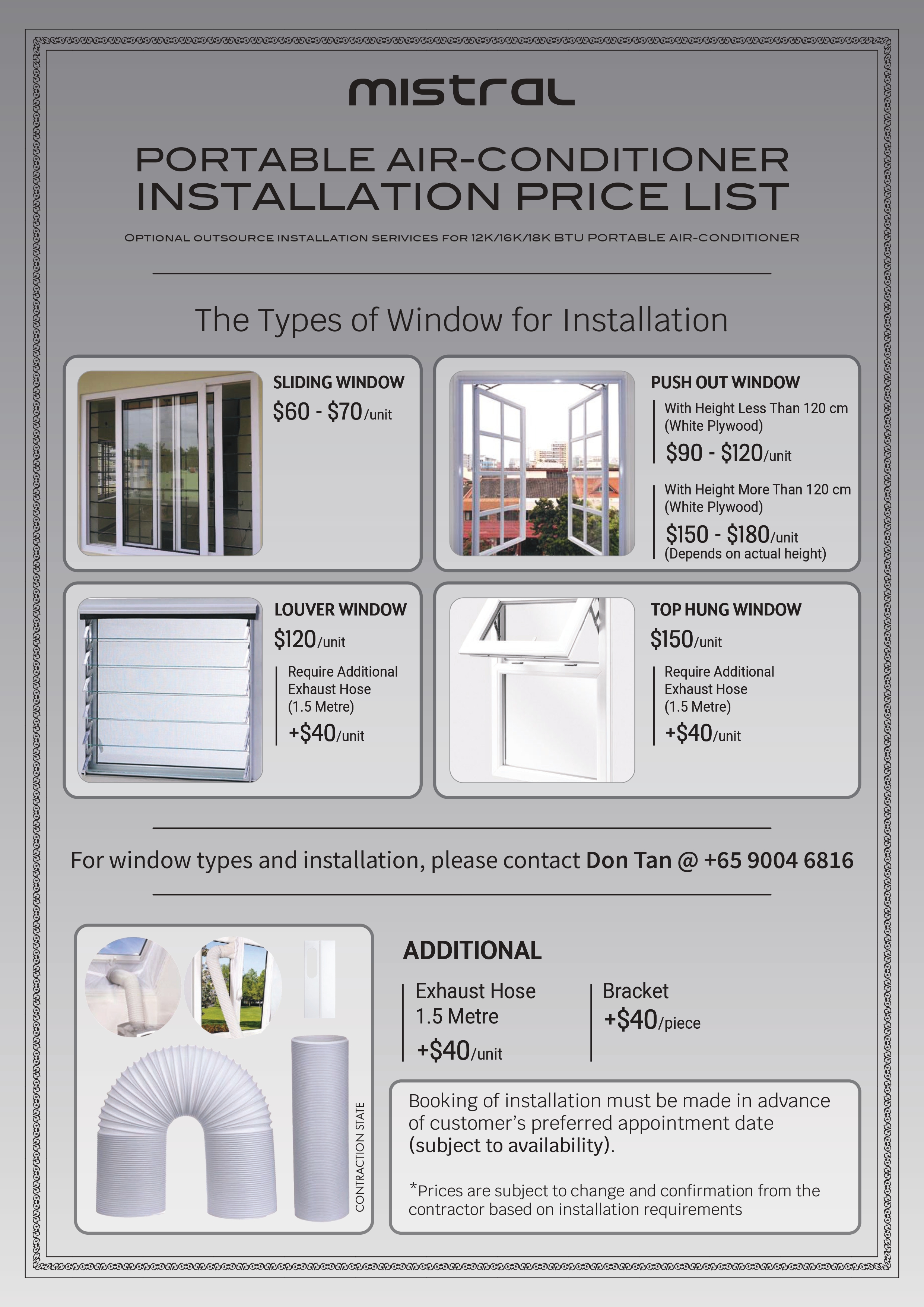 Installation Charges Mayer